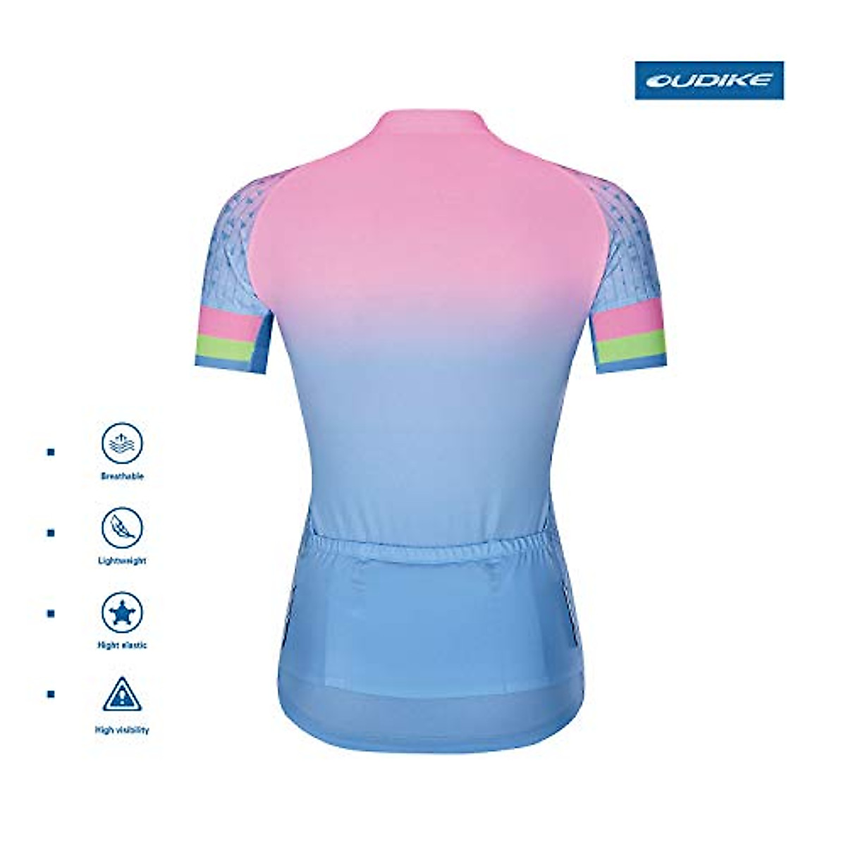Women's Cycling Jersey Short Sleeve Ladies Cycling Tops Quick Dry Bike Shirts for Women