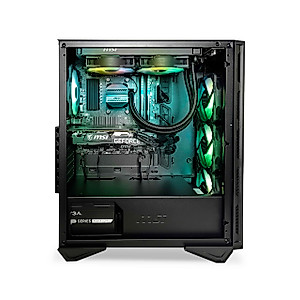 NSX GAMING Desktop Pc AMD Ryzen 7 5700X, RTX 3060 Ventus 2X, 1TB NVME SSD, 16GB DDR4 RAM 3600 RGB, 650W Bronze PSU, 240mm Watercooling, Wi-Fi, Windows 11 Home 64, Keyboard and Mouse Gamer