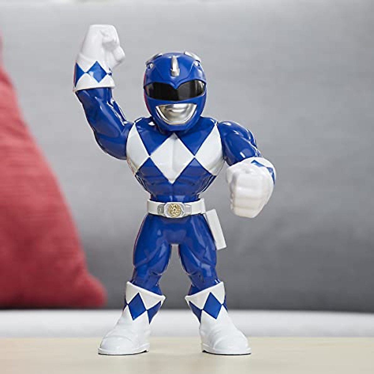 Power Rangers Playskool Heroes Mega Mighties Blue Ranger Brown/a