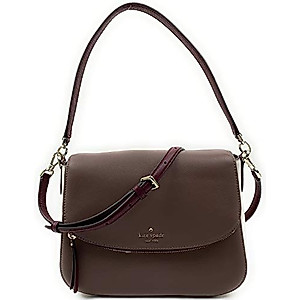 Kate Spade New York Jackson Soft Pebbled Leather Medium Flap Shoulder bag (Neutral Multi)