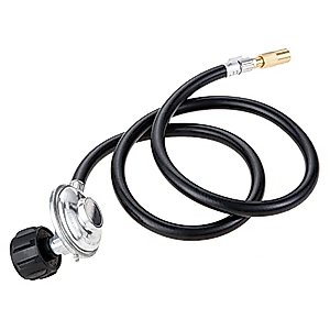 SURIEEN 4FT Propane Regulator with Hose, Replacement for Blackstone 17" and 22" Table Grilldle Adventure Ready Gril