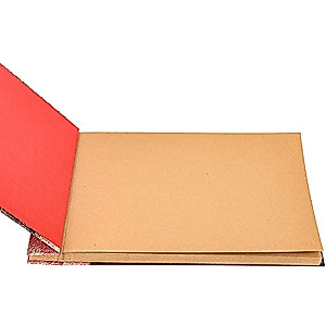 T-HAOHUA Anniversary Photo Album Scrapbook - Our Adventure Book Wedding Photo Album Scrapping 11.6"x7.5" inches, 80 Pages - Includes Bonus 5 Postcards and 5 Self-Adhesive Photo Corners