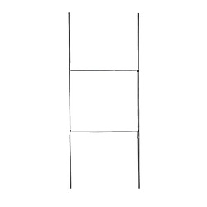 VIBE INK 24"x10" Heavy Duty Metal H-Stakes Frame Wire Stakes - Yard Sign Stake - Lawn Sign Stake. Use with 4mm and 5mm Corrugated Plastic Yard Signs (50)