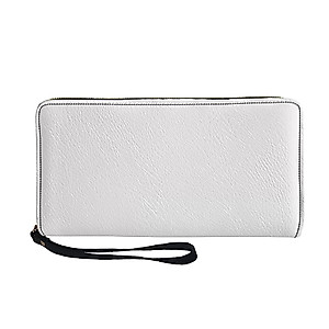 DISNIMO Sexy Leopard Lip Kiss Wallet PU Leather Purse Large Capacity Wristlet Zipper Clutch Credit Card Holder Bag Gift for Women Teens Girls