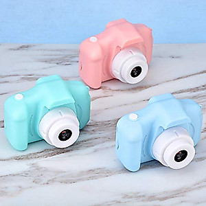 NC HD Children's Digital Camera Cartoon Camera Portable SLR Camera Toy Kids Birthday Gift HD (1300W Pixels) Pink