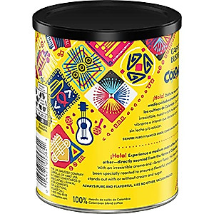 Café Bustelo Colombia Medium Roast Ground Coffee, 9 Ounces (Pack of 6)