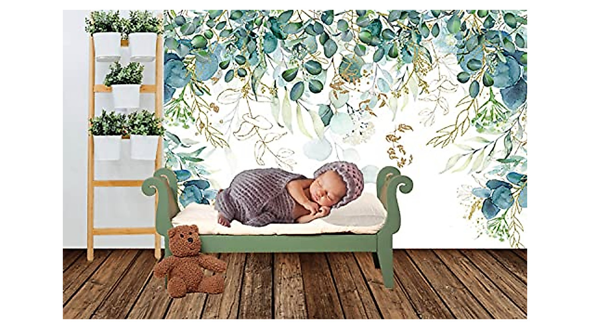 ABLIN 7x5ft Greenery Backdrop for Events