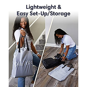 OlarHike Queen Air Mattress with Built in Pump,Inflatable Blow Up Airbed with Storage Bag,13" High Speed Inflation Black, Camping Accessories, Travel and Guests & Indoor