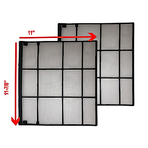 4023220 (old# 4020285) Screens and 182242J Air Purifying Filter Combo for Daikin Mini Splits