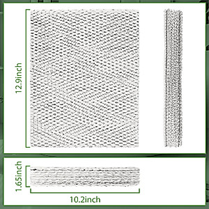 HASME 2-Pack Replacement Water Panel Pad for Carrier Humidifiers Replaces for P110-3545 P1103545 Fits for HUMCCLBP2217 HUMCCLBP2317 HUMCALBP2317 HUMCCLBP2417 10 1/8" x 12 7/8" x 1 1/2
