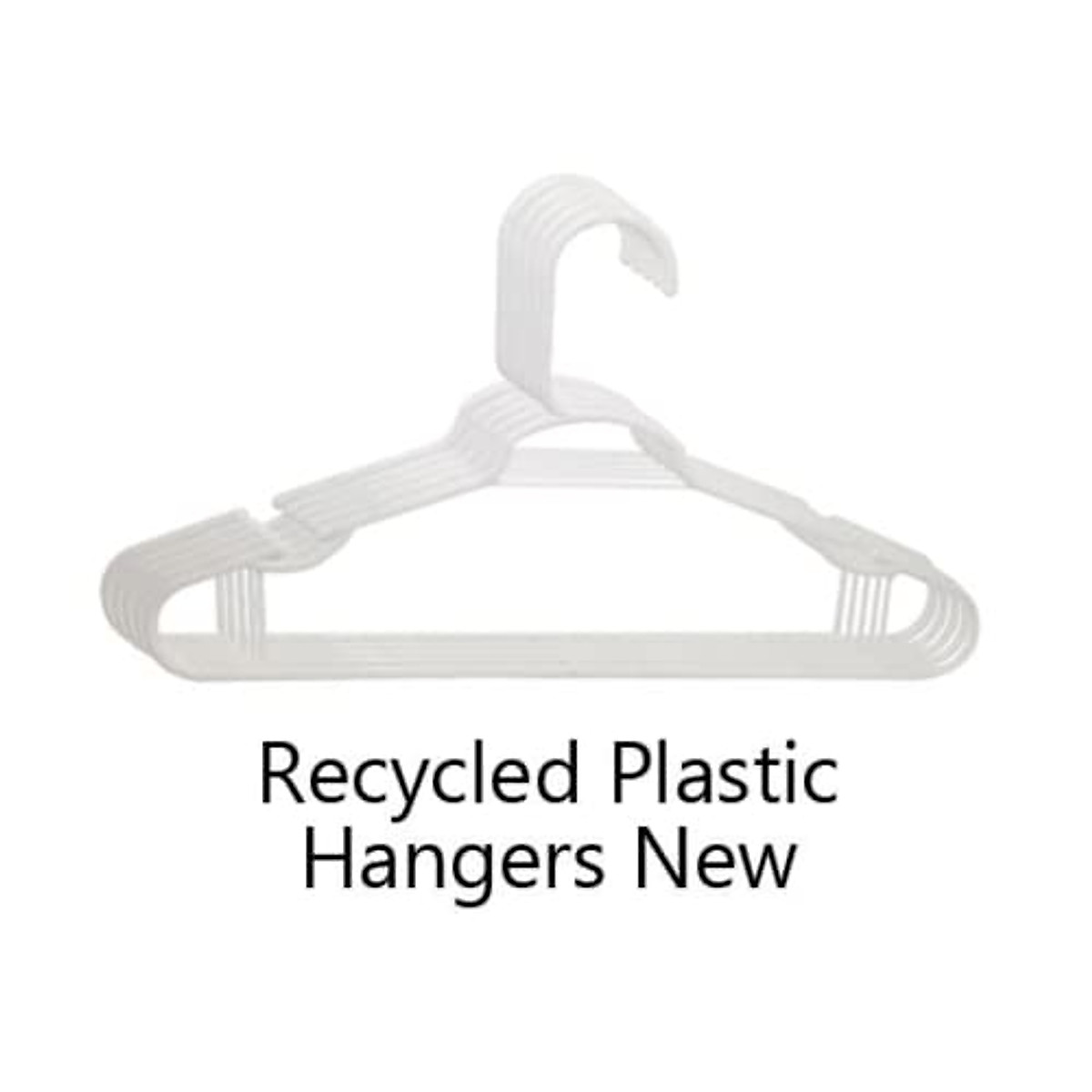 50 Recycled Plastic Hangers
