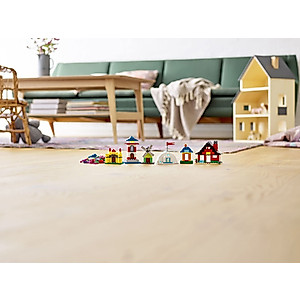 LEGO Classic Bricks and Houses 11008 Kids’ Building Toy Starter Set with Fun Builds to Stimulate Young Minds (270 Pieces)