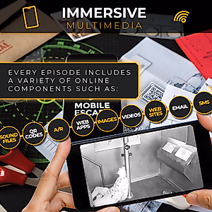 Escape Mail: Binge Bundle - Gripping Escape Room Game in an Envelope, Immersive Storyline The Family Will Love Or for Date Night, Age 10+ (Standard Difficulty, Episodes 2-12)