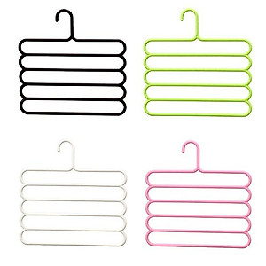 shlutesoy 5Layer Multifunctional Anti Skid Dry Wet Use Scarf Hanger Creative Towel Rack