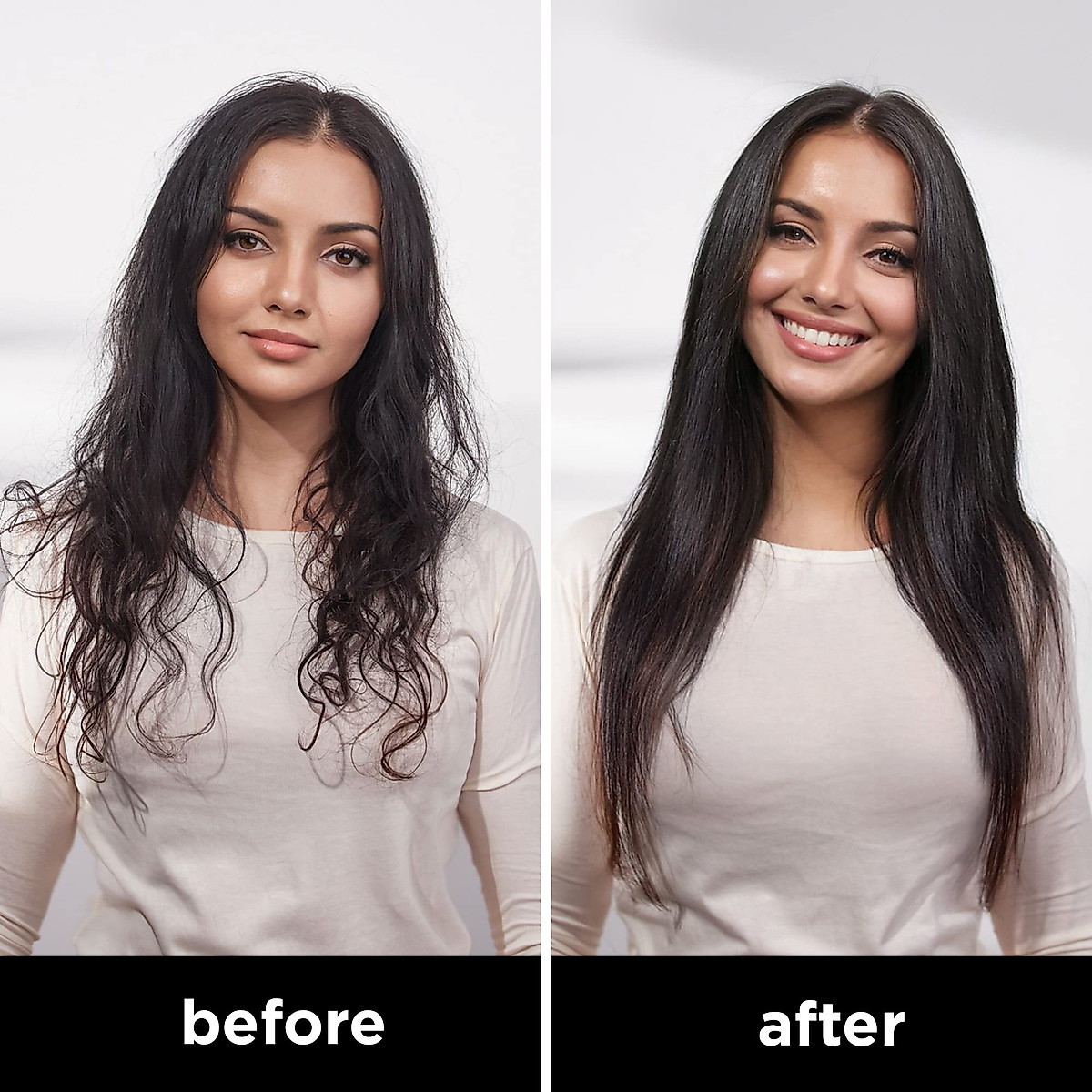 ONLY4HAIR Silk Hair Oil for Dry Damaged Hair Treatment - Anti Frizz Control Hair Care Serum - Jojoba & Argan & Almond Oils - Shine, Gloss, Split End Repair, Smoothing, Bonding, Heat Protectant For Curly Frizzy Colored Bleached and All Hair Types