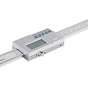 Accusize Industrial Tools 0-8''/0-200 mm by 0.0005''/0.01 mm Horizontal Electronic Digital DRO Scale Unit, Abho-0008