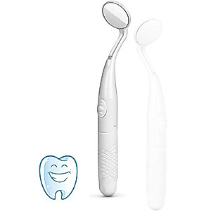 ffresiss Dental Mirror with Light,Teeth Inspection LED Mirror,Anti-Fog Mouth Mirror,Dentist Oral Care Tool