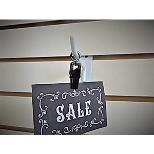 NAHANCO CC2B24 Plastic Swivel Rotating Clever Clip, 2”, Black (Pack of 24)