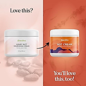 Deeply Moisturizing Butt Enhancement Cream - Firming & Nourishing with Cocoa Butter, Shea, Vitamin E & Coconut Oil (4 Fl Oz)