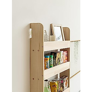Heehee Solid Wood Bookshelf Bookcase Book Shelf Organizer for Books, Toy Storage Bookshelf Rack Wall for Kids and Adults (Width 23.6in (60CM))
