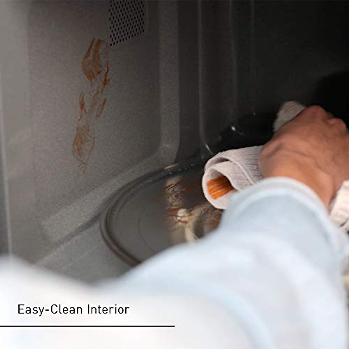 Panasonic NN-SU66LS 1100W with Genius Sensor Cook and Auto Defrost Countertop Microwave Oven, 1.3 cu ft, Stainless Steel