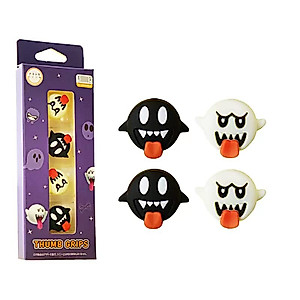PS5 Controller Thumb Grips, Ghost Thumb Caps for Switch Pro Controller, PS5 Controller, PS4 Controller, Xbox Series X Controller - 4 Packs