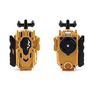 Bey Battle Burst Gyro Attack Blades Metal Fusion Evolution Combination with Arena, Launchers Grip & Battling Top(Golden)