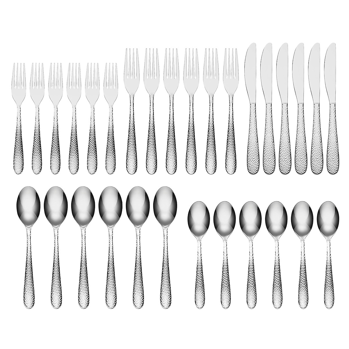 Cambridge 219830R Soiree Mirror 30-Piece Flatware Set