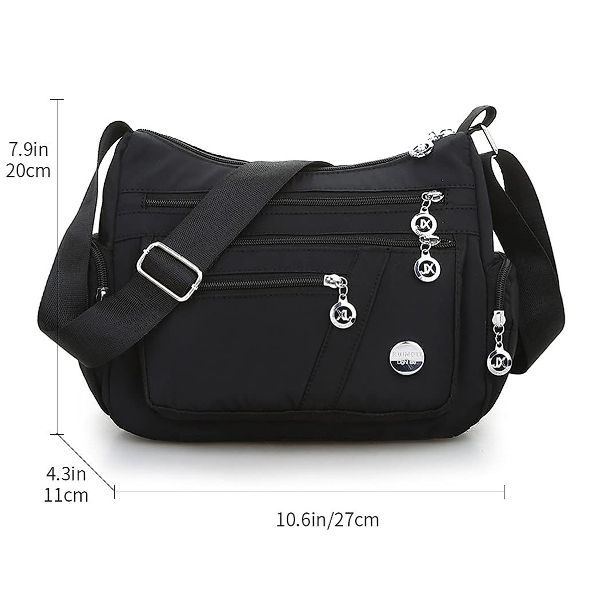 DENGSHANYANG Crossbody Bags for Women Casual Handbags & Shoulder Bags Nylon Tote Bag Lightweight Waterproof Messenger Bag Anti Theft Bag