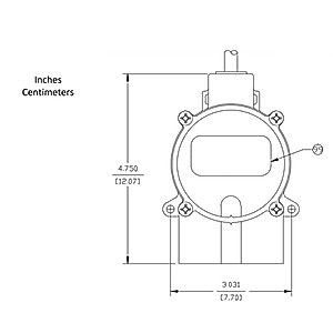 Little Giant RS-5 115-Volt Piggyback Diaphragm Pump-down Switch for Sump or Utility Pumps, 10-Ft. Cord, Black, 599008