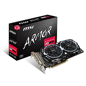 MSI VGA Graphic Cards RX 580 ARMOR 8G OC
