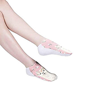 Socks Socks Socks Adult Printing 3D Female Digital Socks Socks for Big Feet Women (B, One Size)