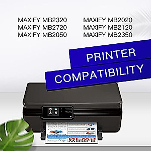 GPC Image Compatible Ink Cartridge Replacement for Canon 1200XL PGI-1200 XL 1200XL to use with MAXIFY MB2720 MB2320 MB2700 MB2120 MB2020 MB2350 Printer Tray (Black, Cyan, Magenta, Yellow)