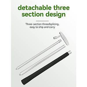 KYTAI Golf Practice Putter Putt Two Way Head for Right or Left Handed Golfers Detachable Putter with Stainless Steel Clubhead with 2 Practice Golf Balls Nice Gift -35" Length (Right)