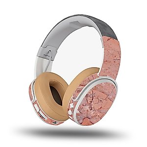 MightySkins Skin Compatible with Skullcandy Crusher Wireless - Pink Marble | Protective, Durable, and Unique Vinyl Decal wrap Cover | Easy to Apply, Remove, and Change Styles | Made in The USA