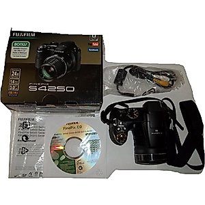 Fujifilm FinePix S4250 14MP 24x Optical Zoom Digital Camera (Black)