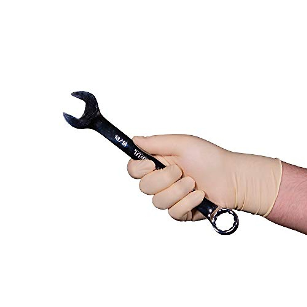 GLOVEWORKS unisex adult 100 Gloves, Beige, Small Pack of US