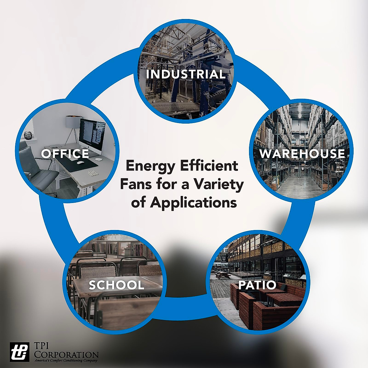 TPI PM18S Outdoor Rated Self-Contained Power Mister, Stand Alone, Medium Pressure, 18" Blade Size, 120-Volt with GFCI Plug