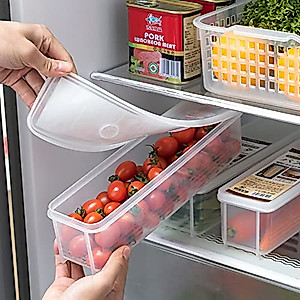 3Pcs Pasta Storage Container Plastic Spaghetti Food Storage Box, Noodle Canister With Lid for Spaghetti, Pasta, Noodles, Eggs, Fruits Snacks (3)