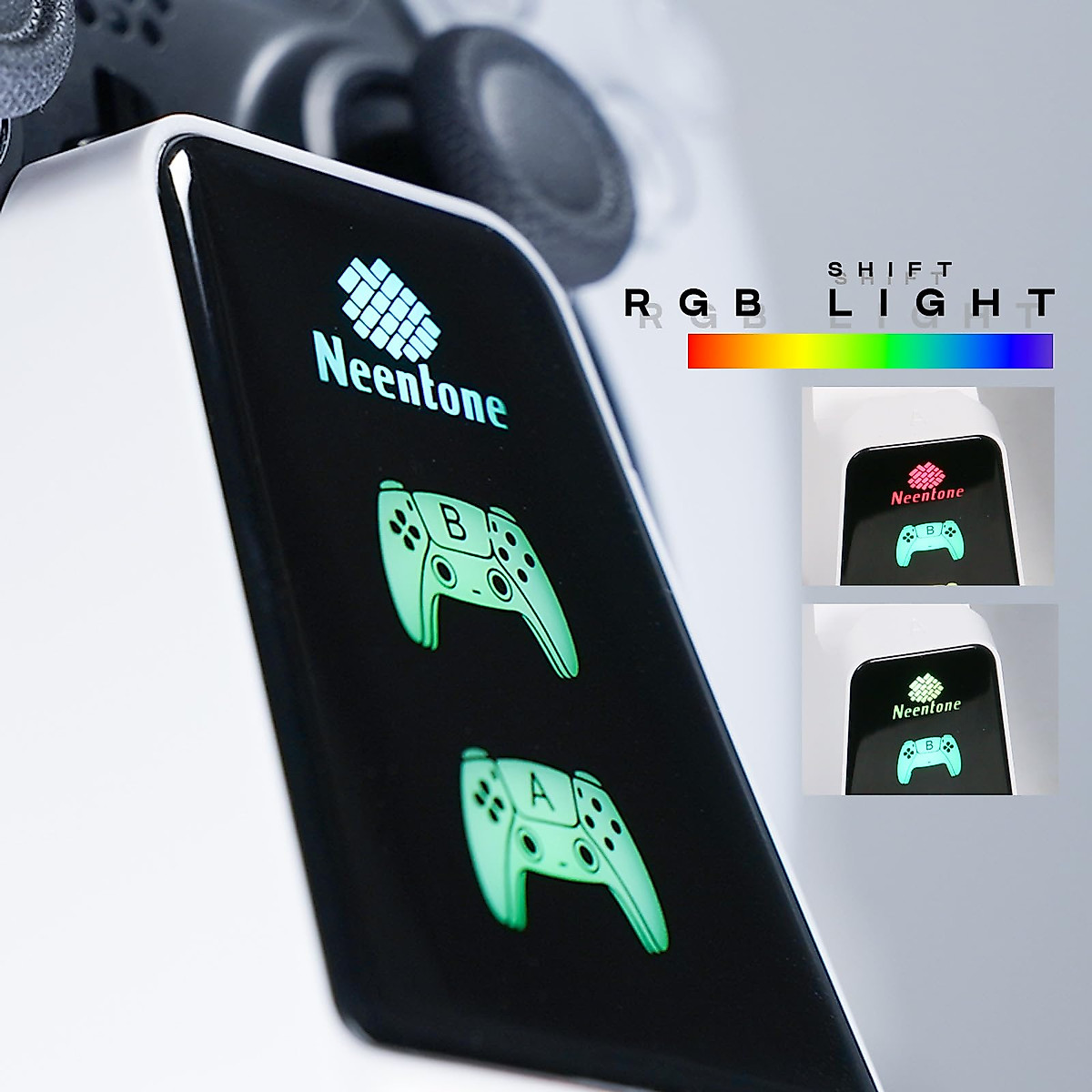 PS5 Controller Charging Station, PS5 Accessories DualSense Charger for Dual Controller, Easy Clip and Charge Design PS5 Controller Charger