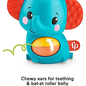 Fisher-Price Busy Buddies Gift Set Jungle Animal Infant Activity Toys with Sensory Details for Baby Ages 6 Months and Older