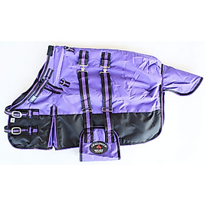 CHALLENGER 44" 1000D Miniature Weanling Donkey Pony Horse Foal Winter Blanket 51926B