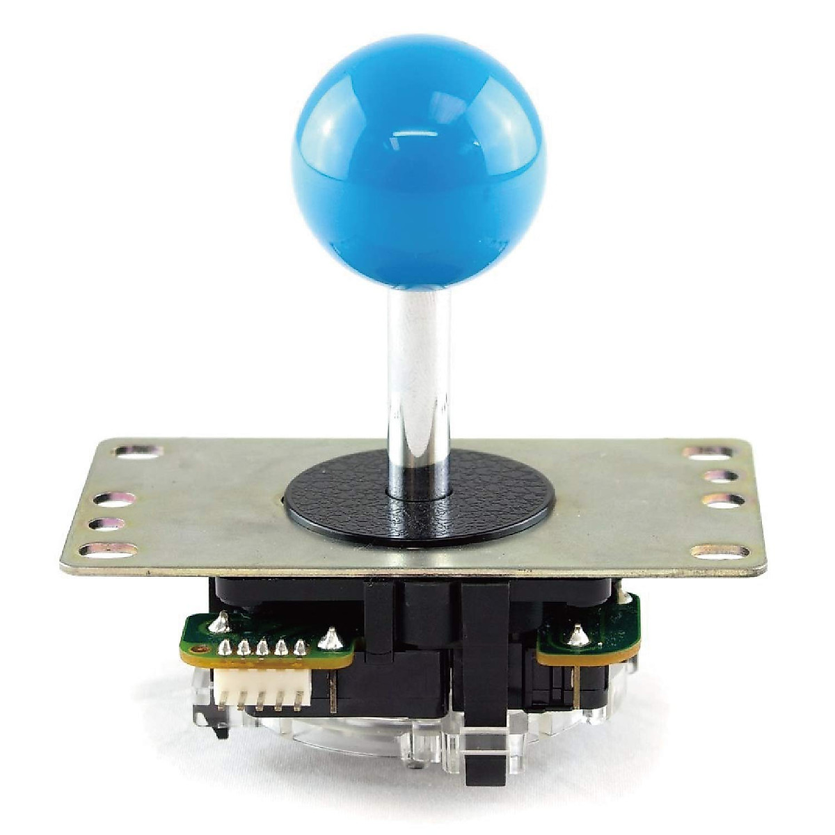 Sanwa GT-Y Octagonal Gate + SANWA JLF-TP-8YT Original Joystick Blue - for Arcade Jamma Game 4 & 8 Way Adjustable, Compatible with Catz Mad SF4 Tournament Joystick (Blue Ball Top) S@NWA