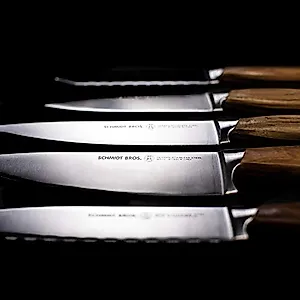 Schmidt Brothers - Bonded Teak, 8" Chef Knife, High-Carbon German Stainless Steel Cutlery