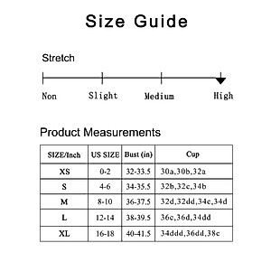 Suvimuga Women's Triangle Bikini Top Push up Padded Halter String Bathing Suits Top Black XS