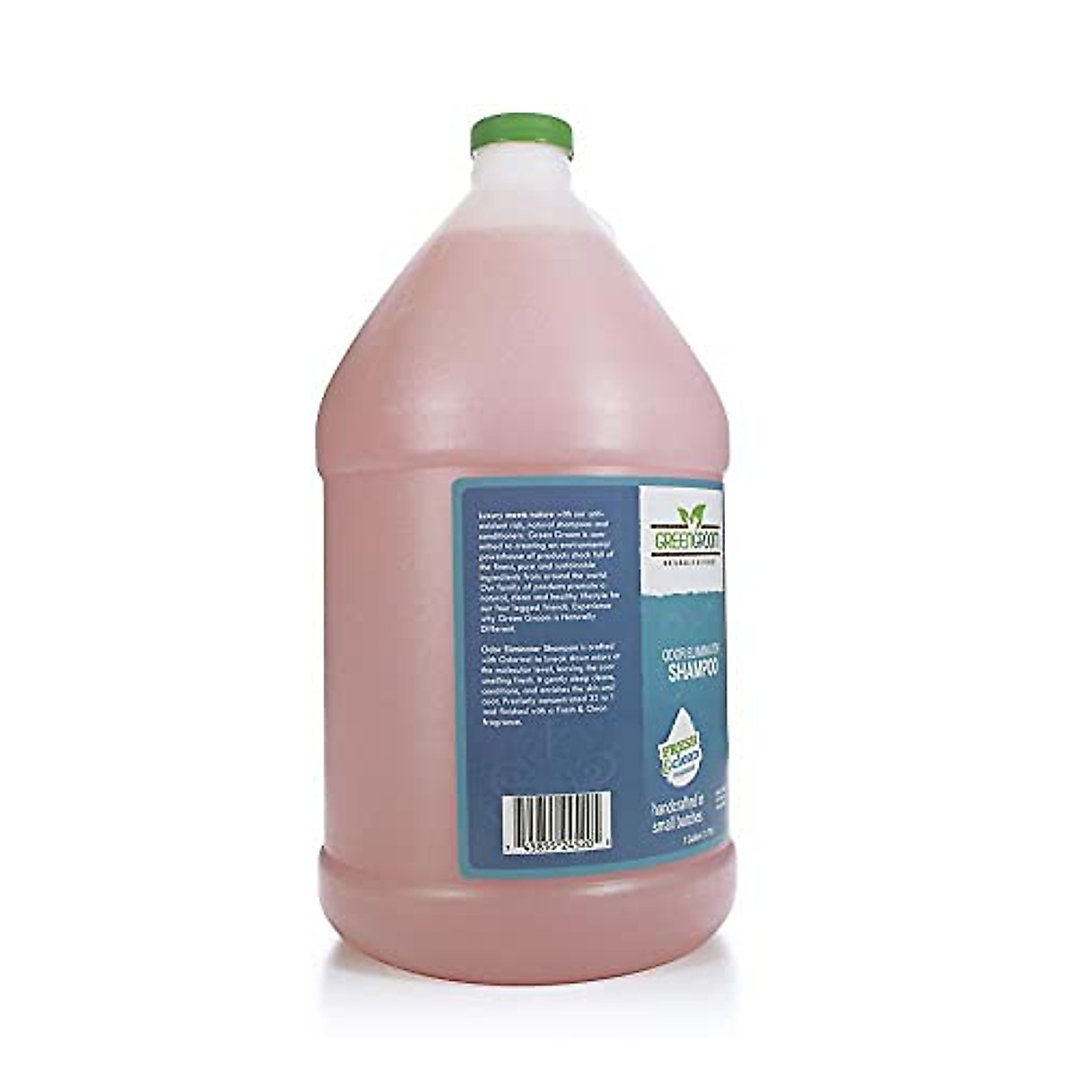 Green Groom Odor Eliminator Dog Shampoo, 1 Gallon - Crafted with Odortrol, All Natural Ingredients, Antioxidant Rich, Eliminates Smelly Pet Odors, Powerful Deodorizing Formula, Professional Grade