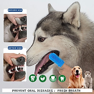 GioesQZZee Cat Dog Toothbrush, Dog Tooth Brushing Kit, Cat Toothbrush, Dog Teeth Cleaning, Dog Finger Toothbrush, Dog Tooth Brush for Small & Large Pets, (9)