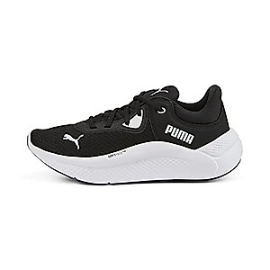 PUMA Women's SOFTRIDE PRO Sneaker, Puma Black-Puma White, 8.5