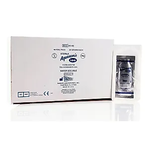 PT# -911409 Aquasonic 100 Gel 20gm Sterile Foil Pouch 48/Bx by, Parker Laboratories Inc