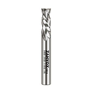 ZahyoX PRO Solid Carbide Spiral Router Bit, Up Down Compression CNC End Mill 3/8 Inch Shank x 3/8 Dia x 1-1/8 CL x 3 OVL